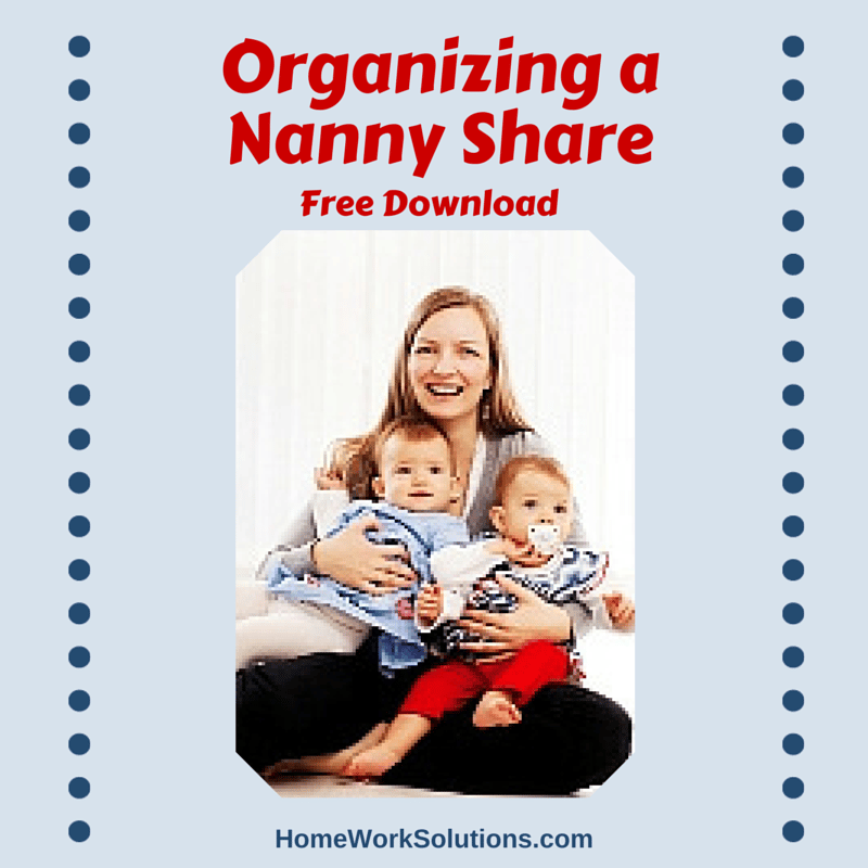 Organizing a Nanny Share