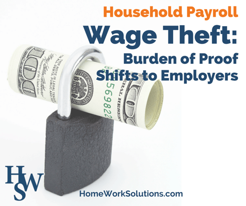 Wage Theft Law Facts for Household Employers